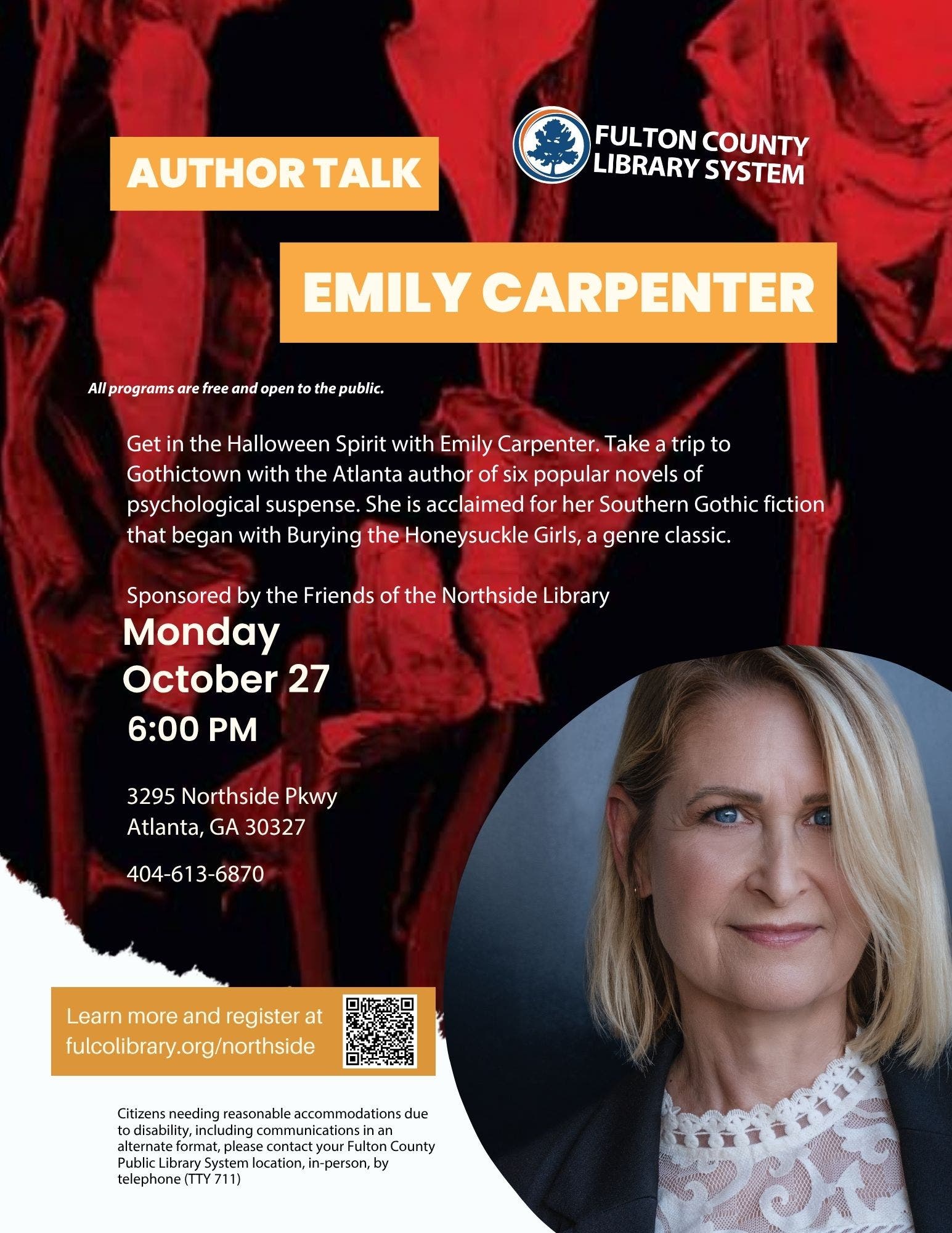 Oct 27 | AUTHOR EVENT: Get the Halloween Spirit with Emily Carpenter's ...