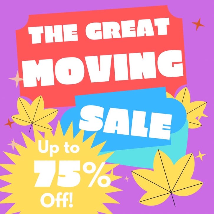 Oct 17 | Moving Sale 25%-75% OFF at Our Friends Closet Friday ...