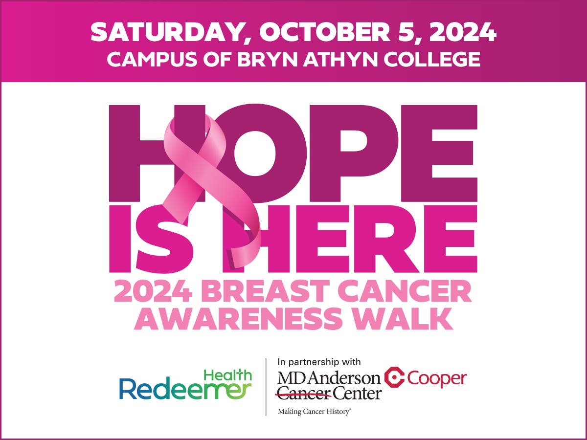 Oct 5 | Hope Is Here 2024 Breast Cancer Awareness Walk | Upper ...