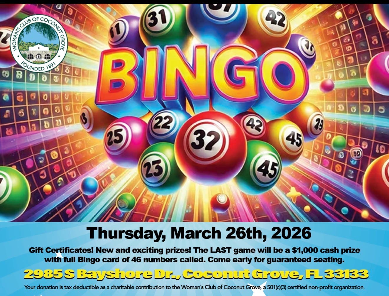 Mar 26 | March Bingo | Miami, FL Patch