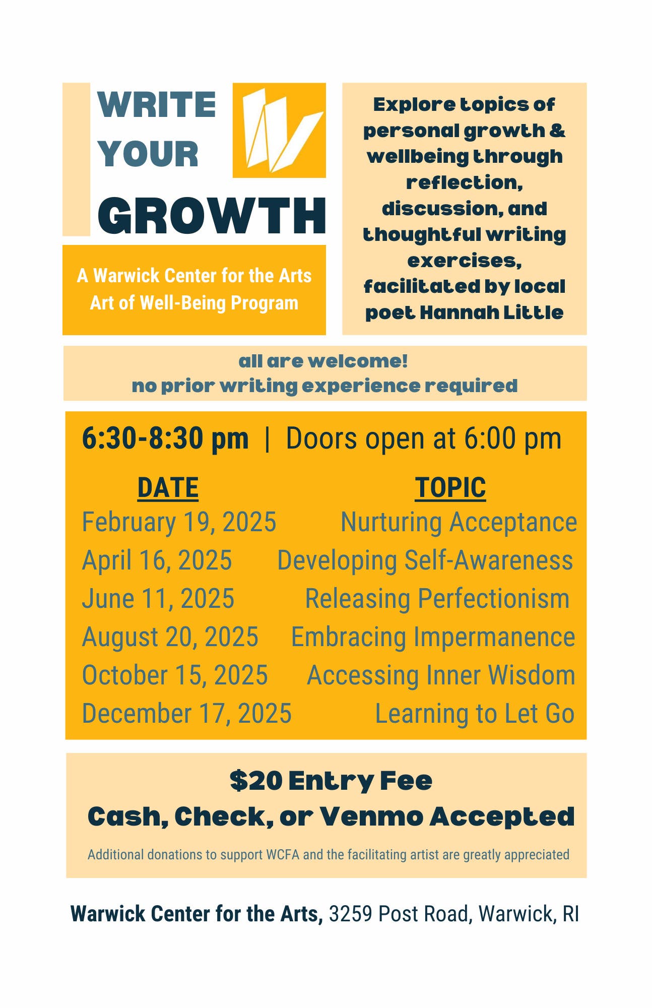 Apr 16 | Developing Self-Awareness - A Reflective Writing Workshop ...