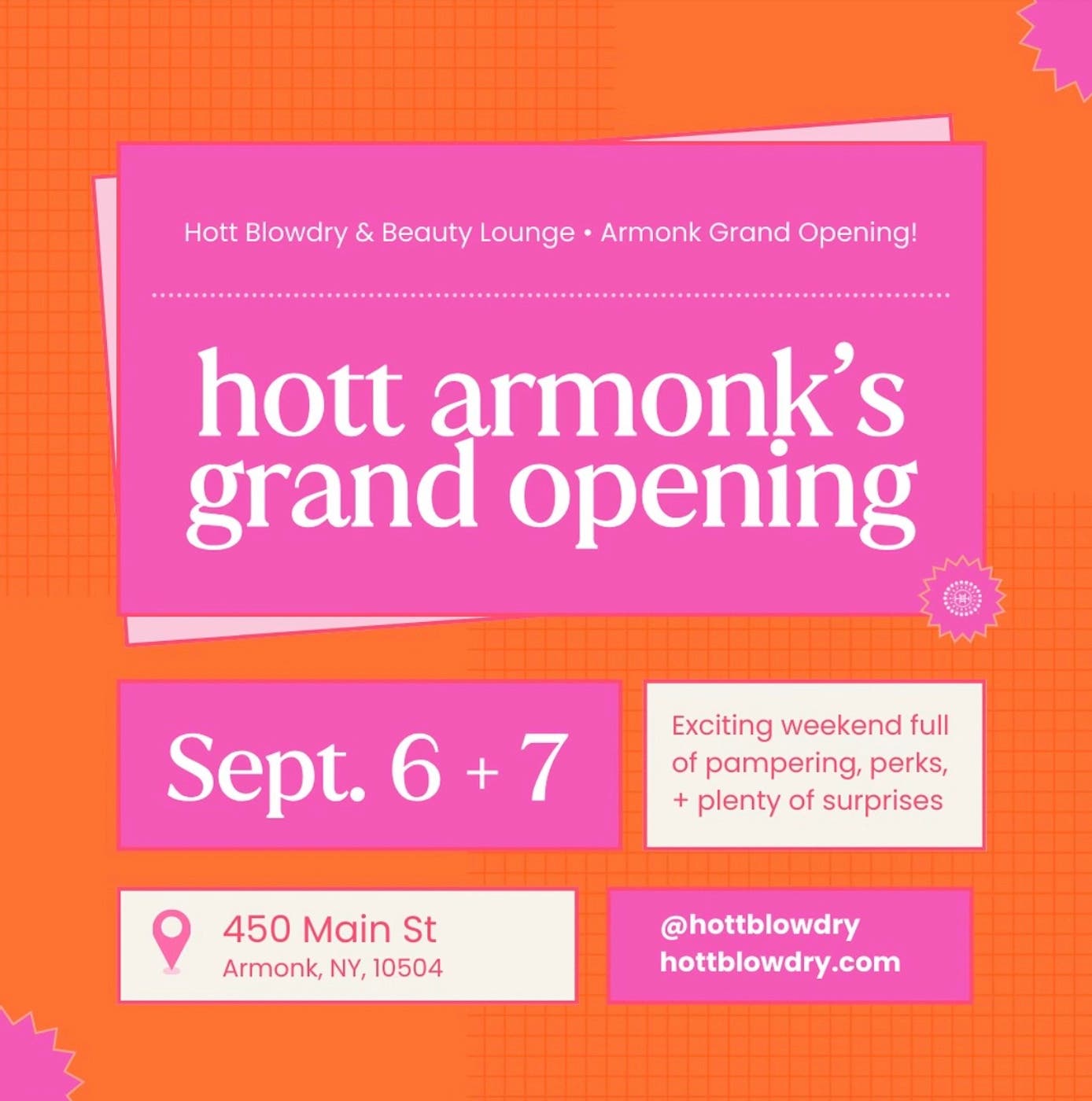 Sep 6 | Hott Blowdry & Beauty Lounge Armonk Grand Opening | White ...