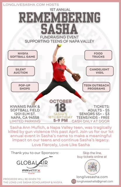 Oct 18 | "Remembering Sasha" Community Event To Honor Sasha Mufich’s ...