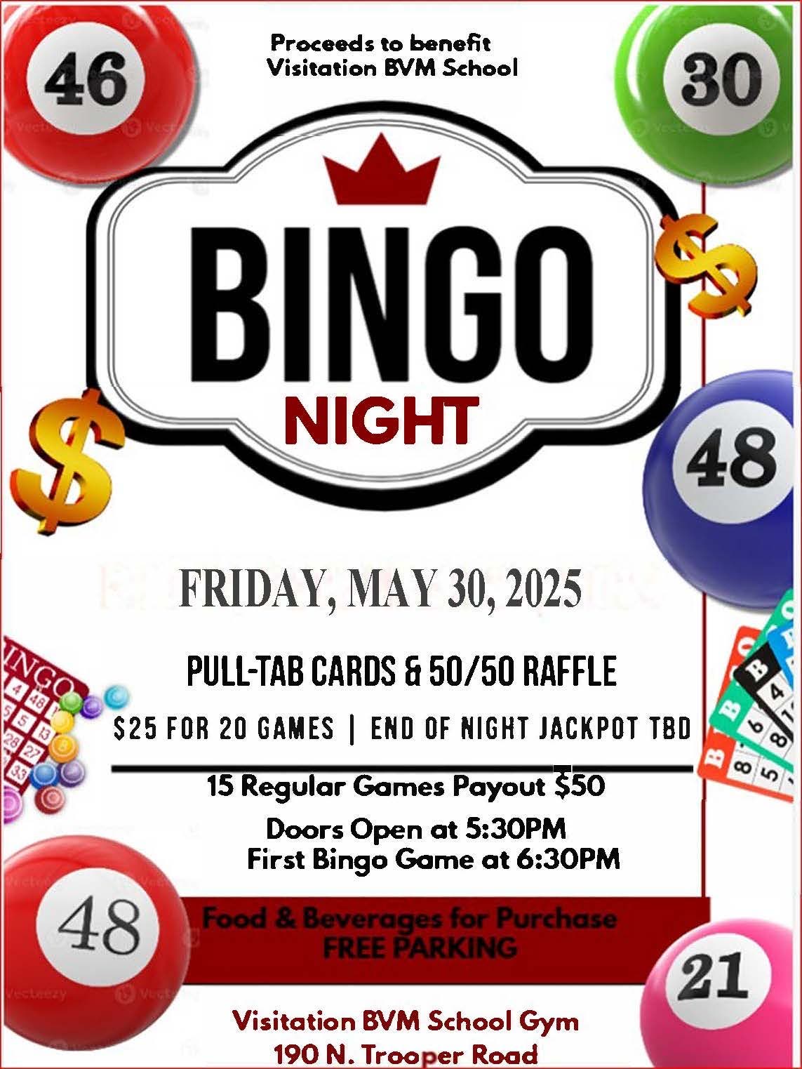 May 30 | May Bingo! | Montgomeryville, PA Patch