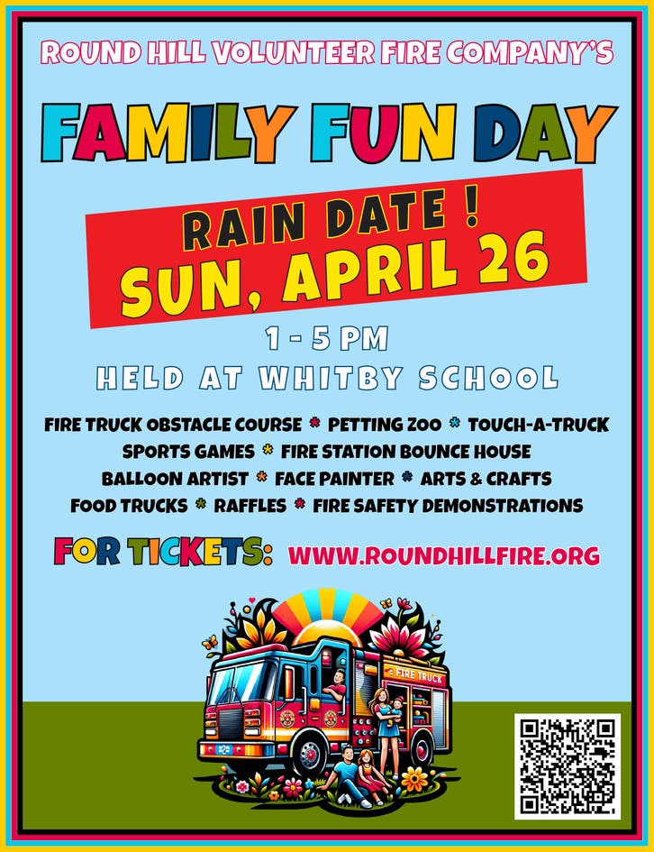 Apr 26 | Round Hill Volunteer Fire Company's FAMILY FUN DAY ...