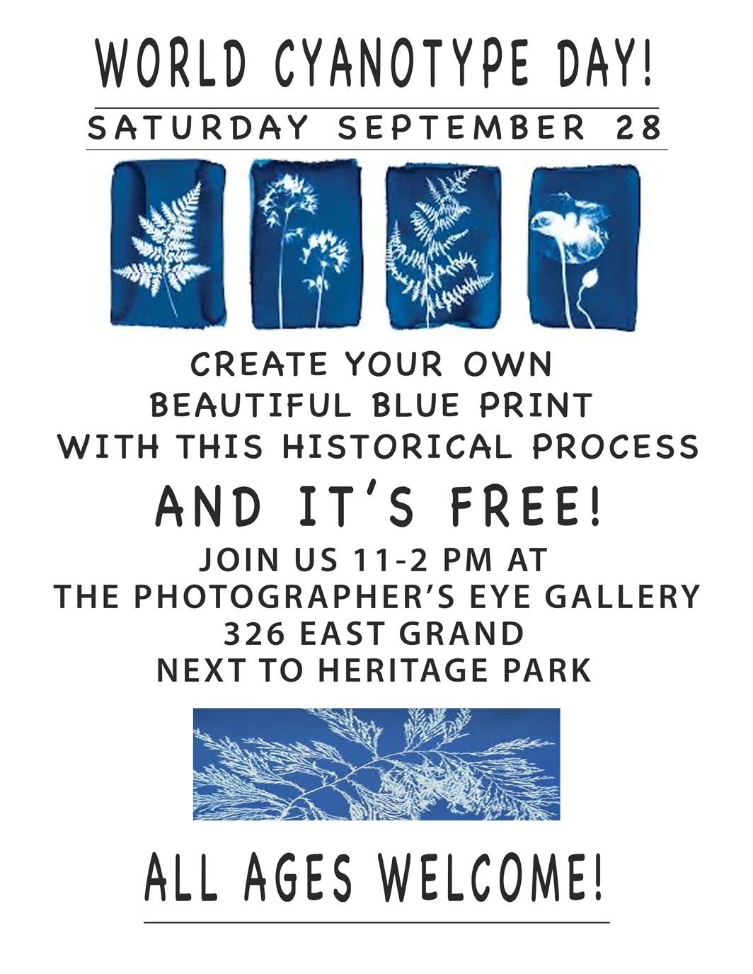 Sep 28 | World Cyanotype Day at The Photographer’s Eye Collective ...