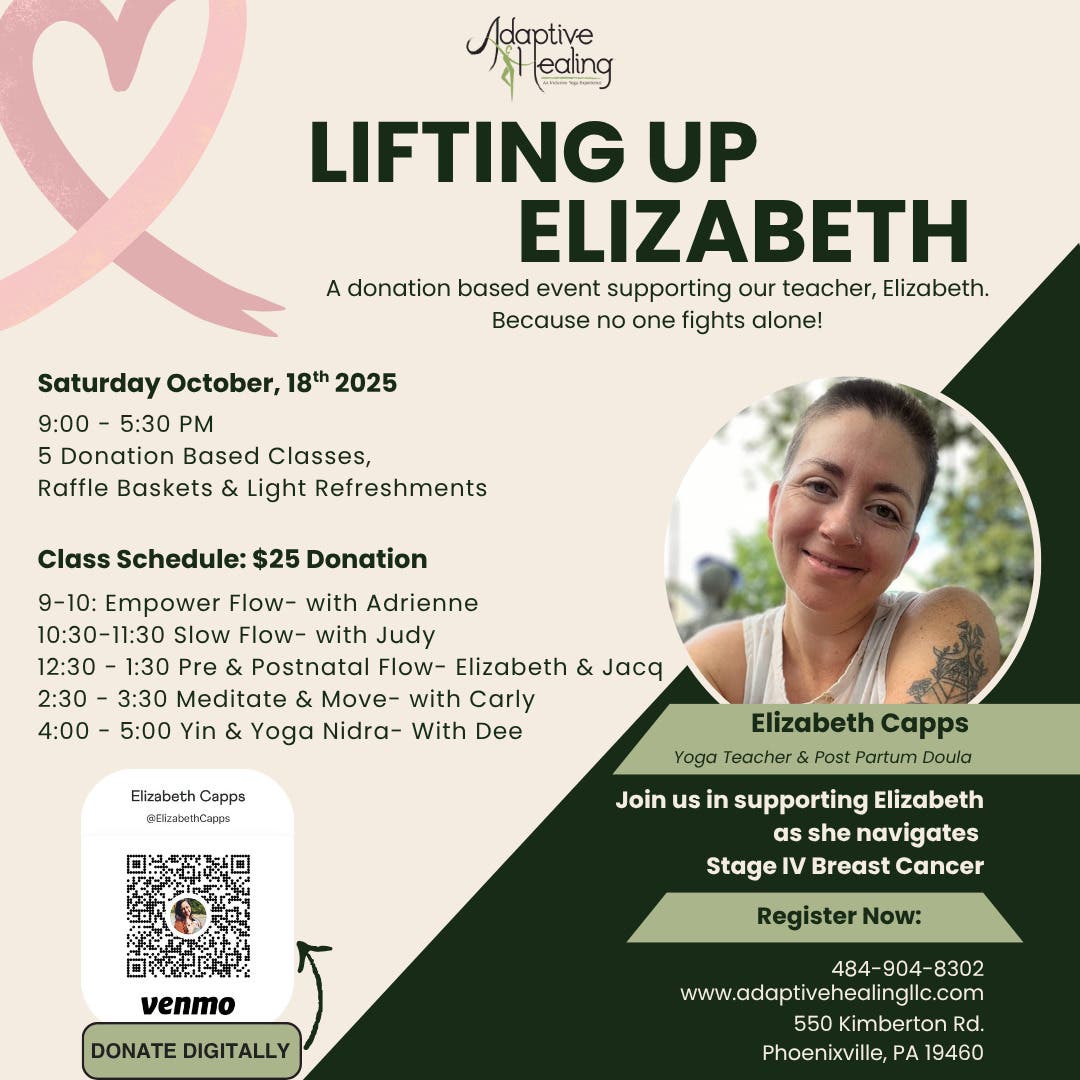 Oct 18 | Lifting Up Elizabeth | Phoenixville, PA Patch