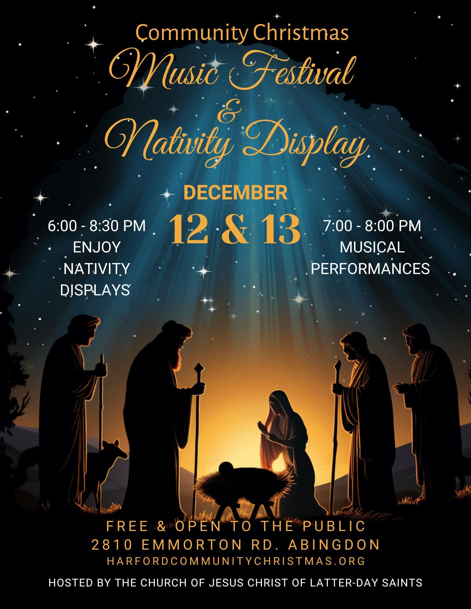 Dec 13 | Community Christmas Music Festival & Nativity Display | Bel ...