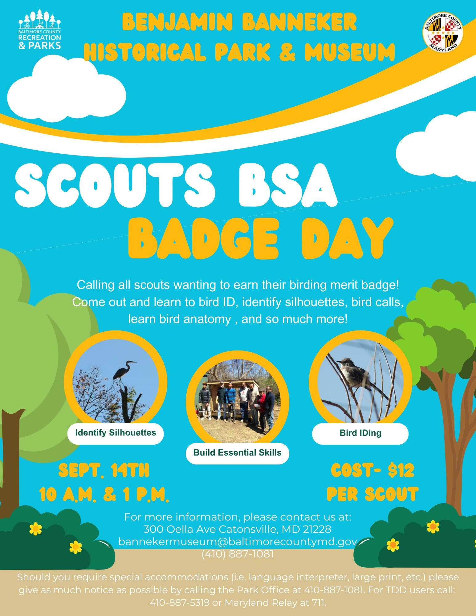 Sep 14 | Scouts BSA Badge Day | Catonsville, MD Patch