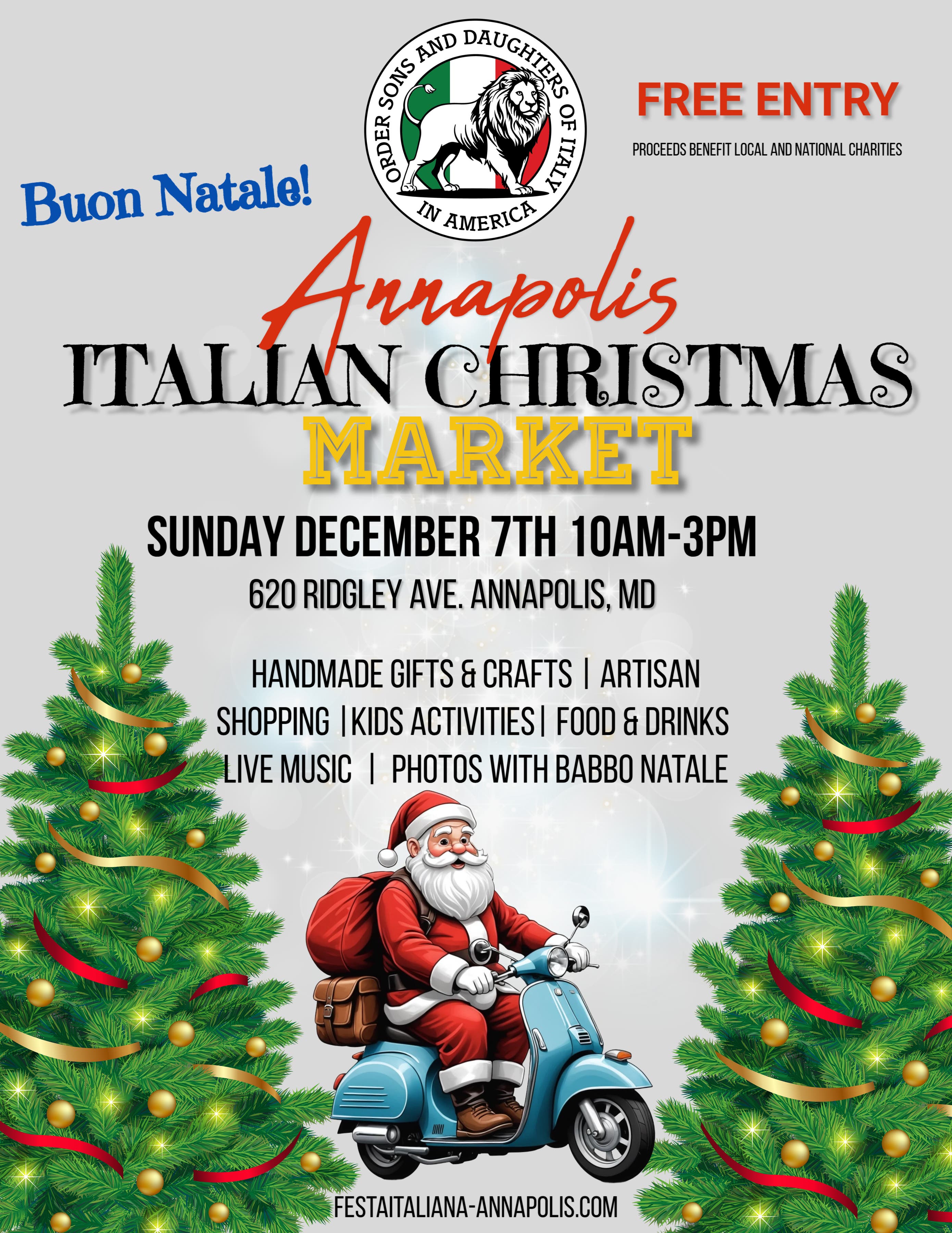 Dec 7 | Annapolis Italian Christmas Market | Annapolis, MD Patch