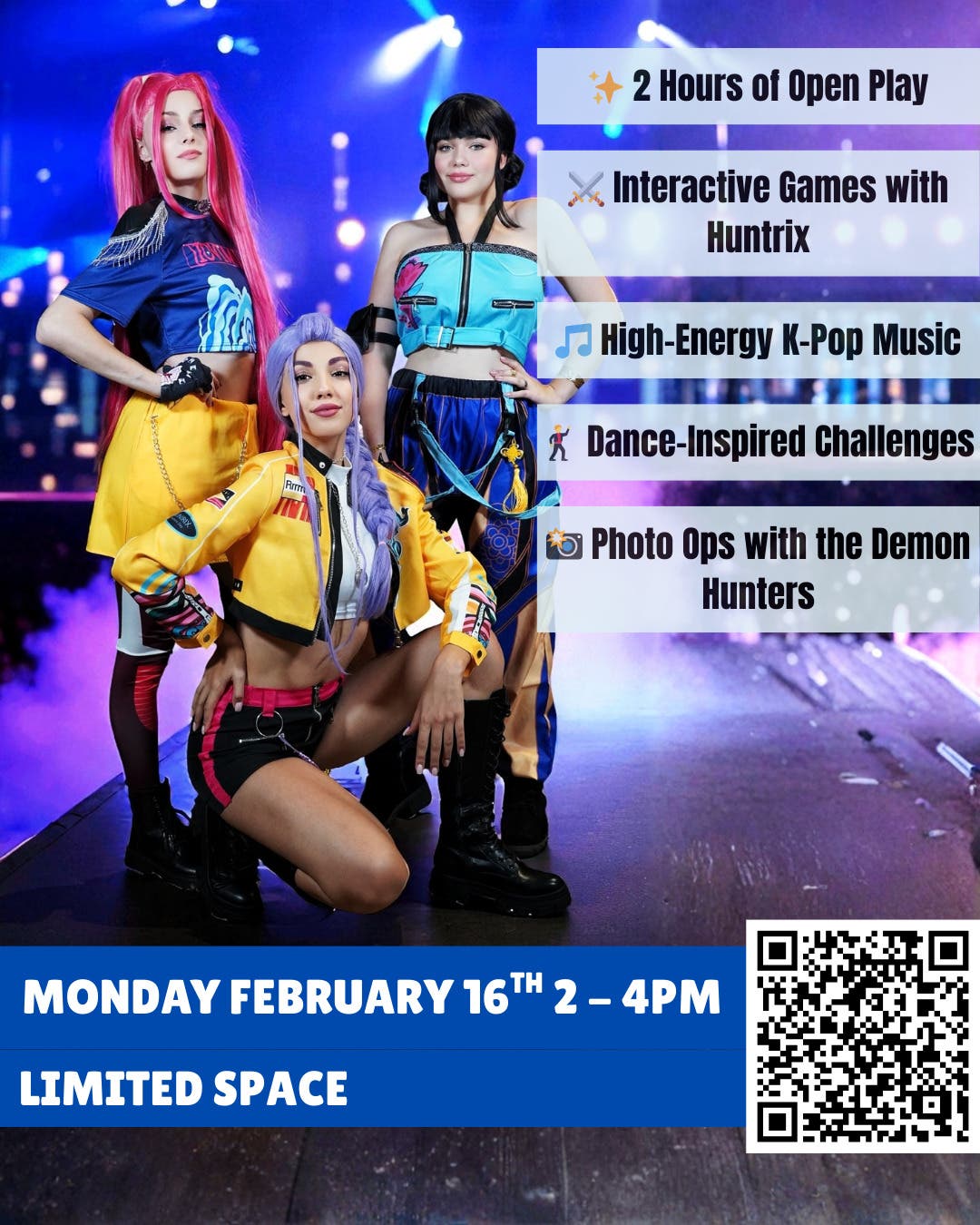 Feb 16 | Kpop Demon Hunters visit Space Play Academy! | Hillsborough ...