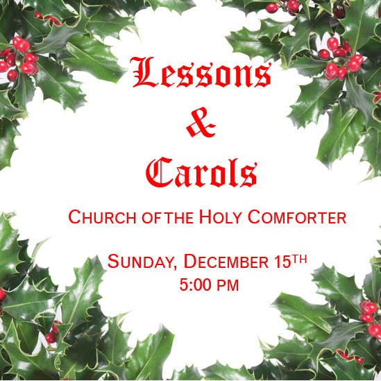 Dec 15 | A Service of Lessons and Carols | Wilmette, IL Patch