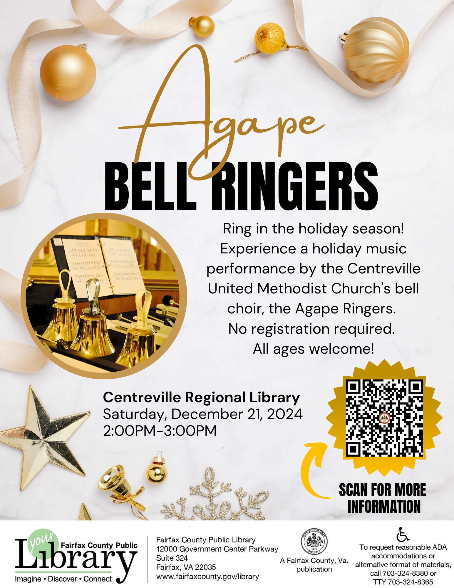 Dec 21 | Agape Ringers Bell Choir Performance | Centreville, VA Patch