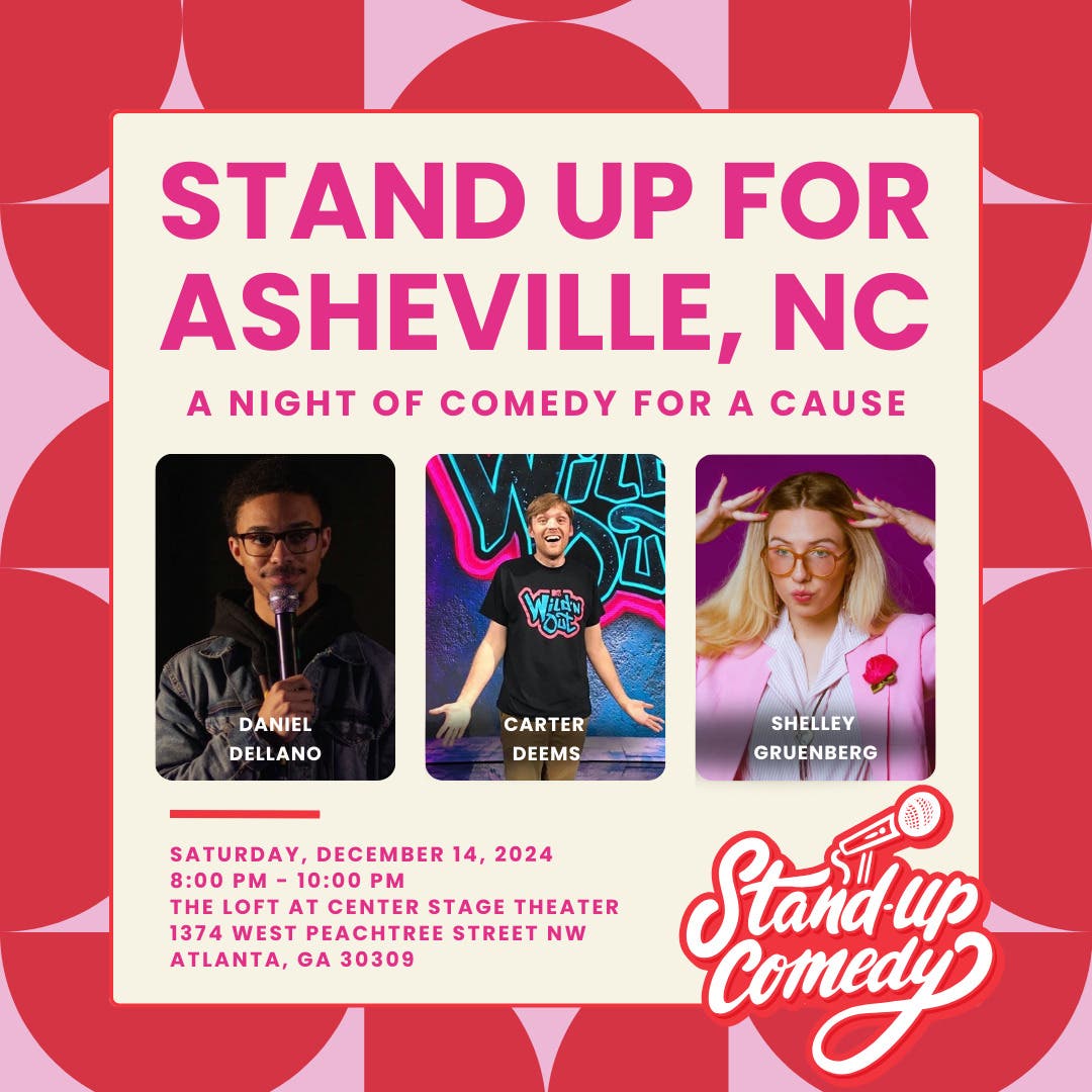 Dec 14 | Stand Up for Asheville: A Night of Comedy and Laughter ...