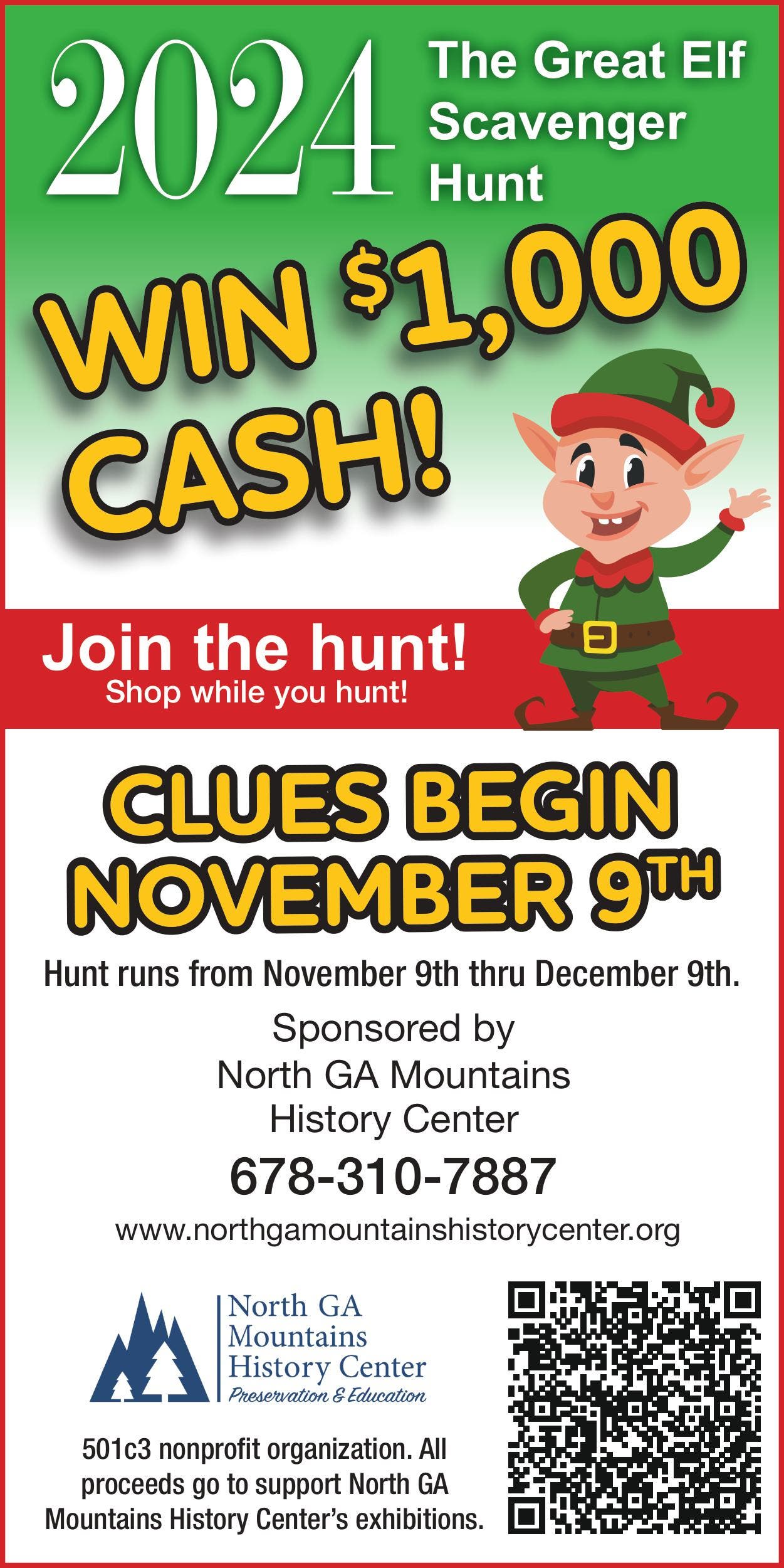 Nov 9 | The Great Elf Scavenger Hunt | Cumming, GA Patch
