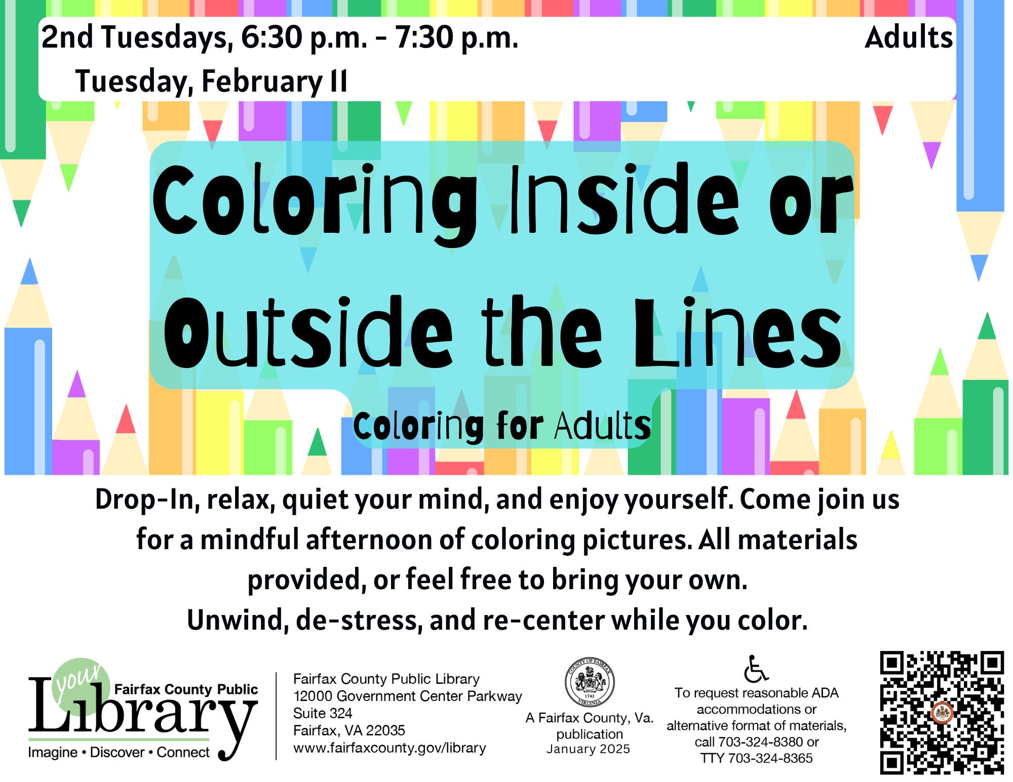 Feb 11 | Coloring Inside or Outside the Lines - Coloring for Adults ...