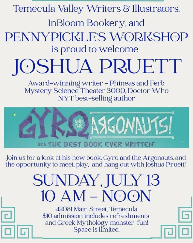 Jul 13 | Award Winning Children's Author, Joshua Pruett, Comes to ...