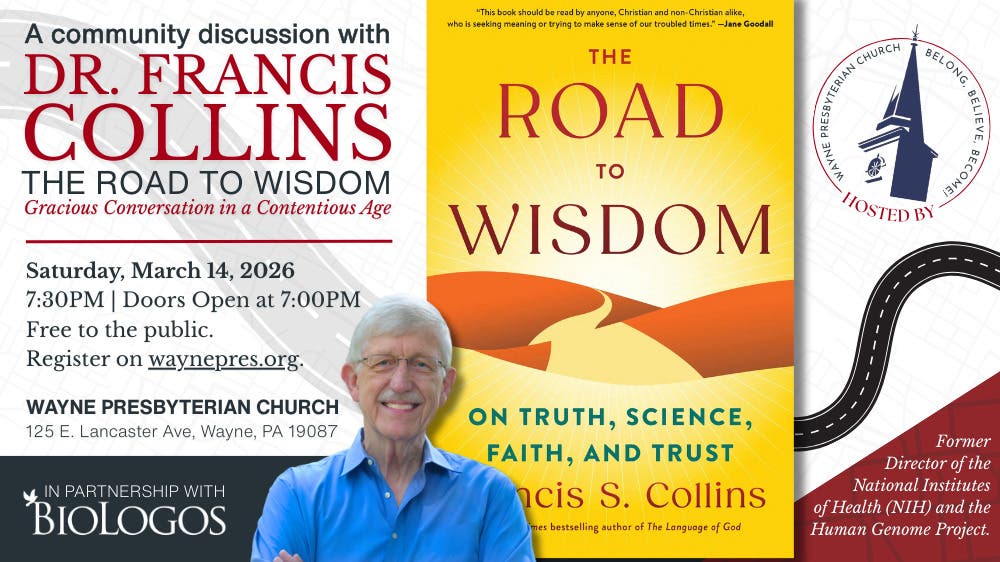 Mar 14 | A Community Discussion with Dr. Francis Collins | Radnor, PA Patch