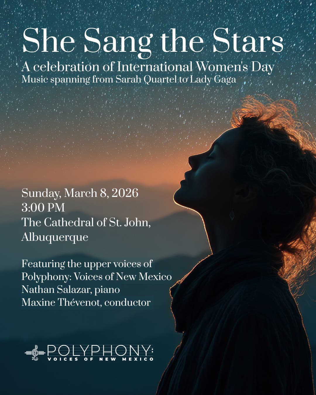 Mar 8 | She Sang the Stars - A Celebration of International Women's Day ...