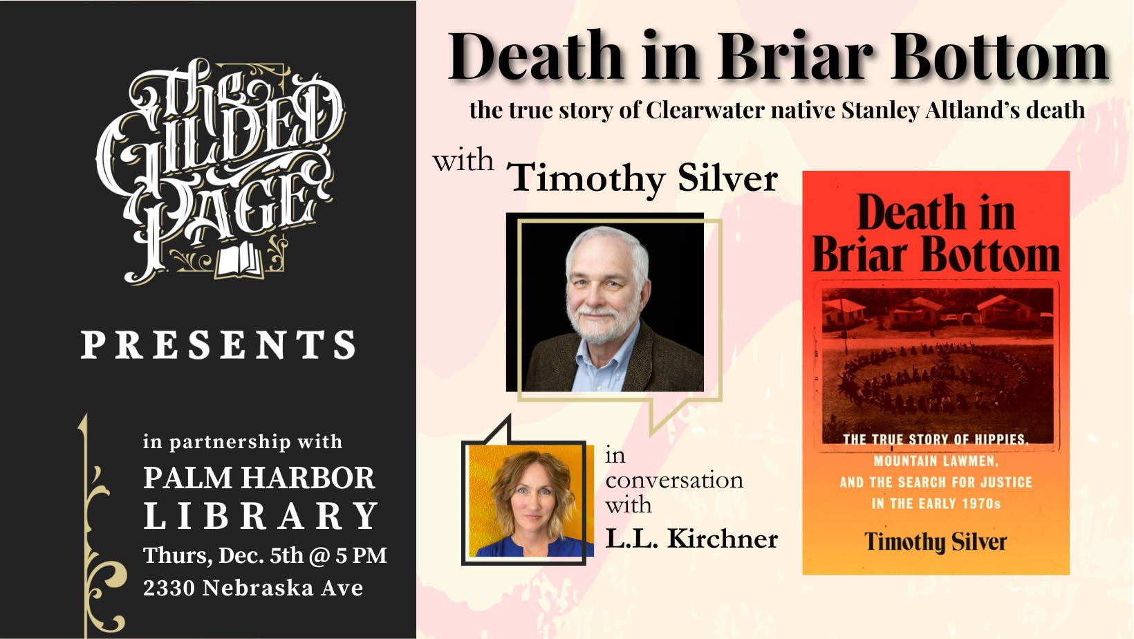 Dec 5 | Death in Briar Bottom with Timothy Silver | Tarpon Springs, FL ...