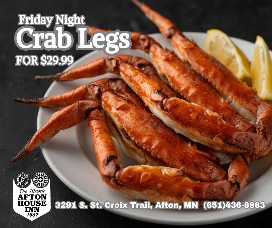Mar 20 | Friday Night Crab Legs $29.99 At Swirl, CURRENT, And The Afton ...