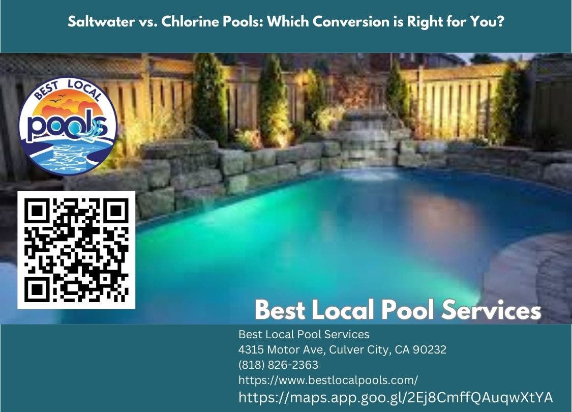 Saltwater vs. Chlorine Pools: Which Conversion is Right for You ...