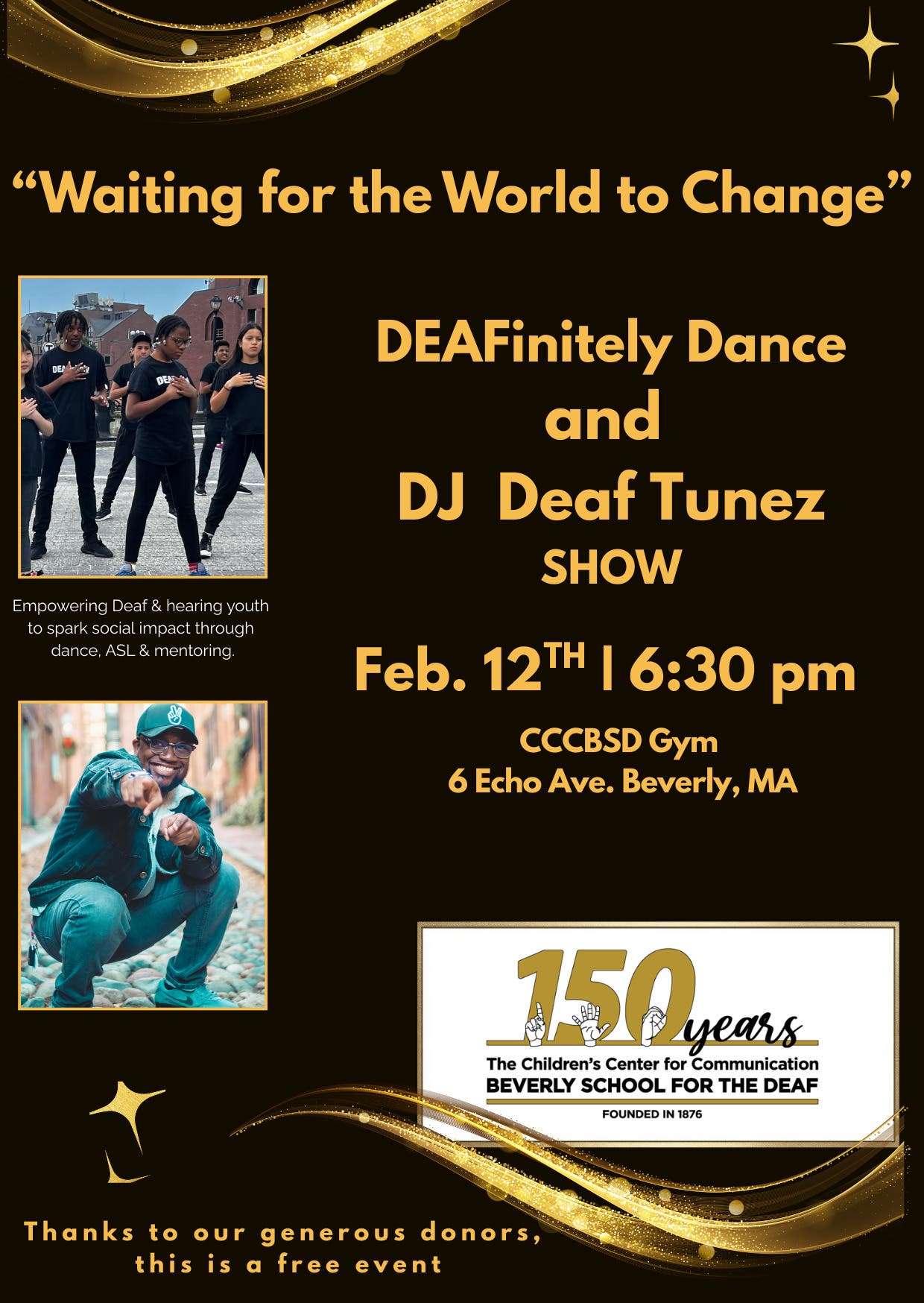 Feb 12 | DEAFInitely Dance & DJ Deaf Tunez | Beverly, MA Patch