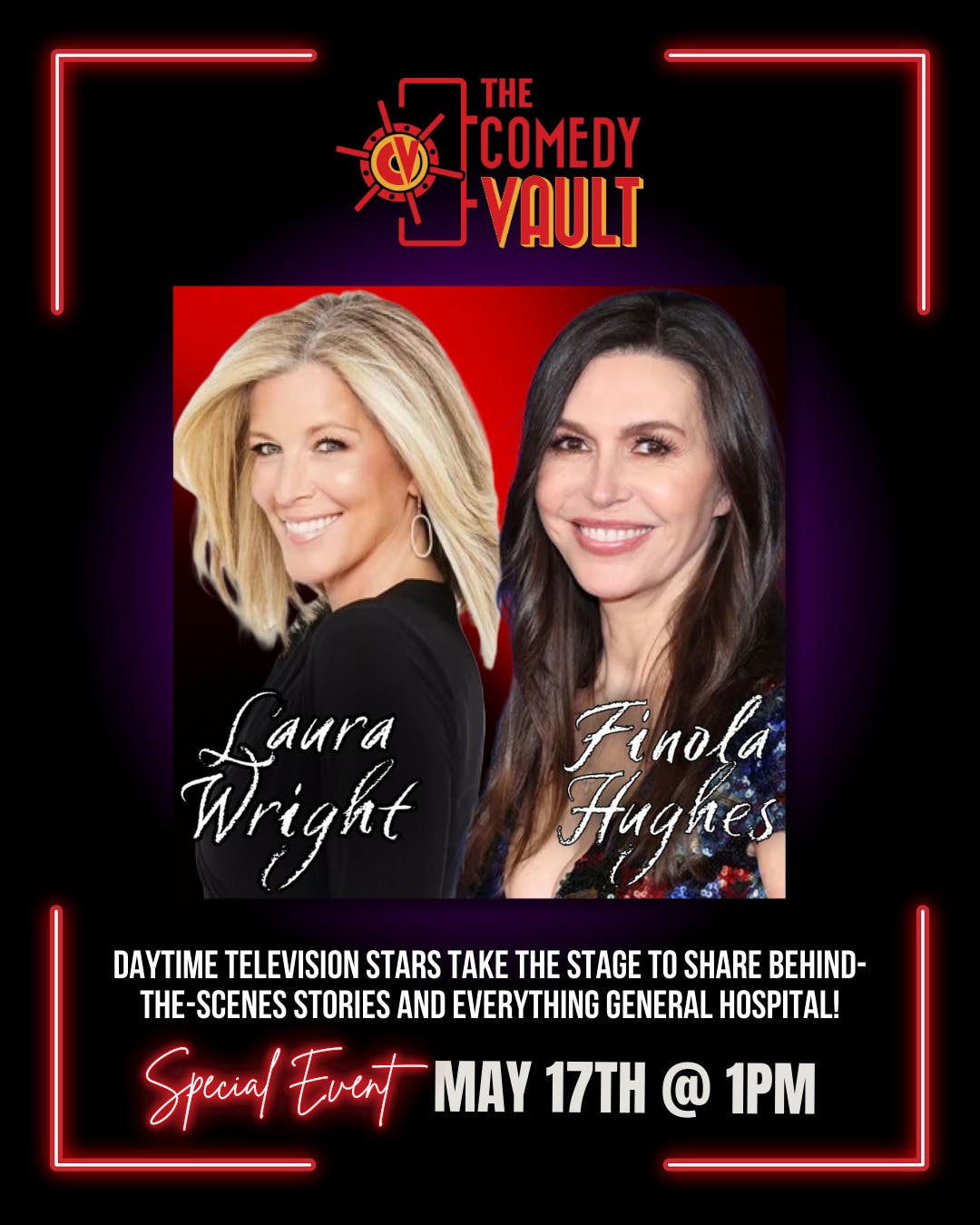 May 17 | Laura Wright and Finola Hughes | Batavia, IL Patch