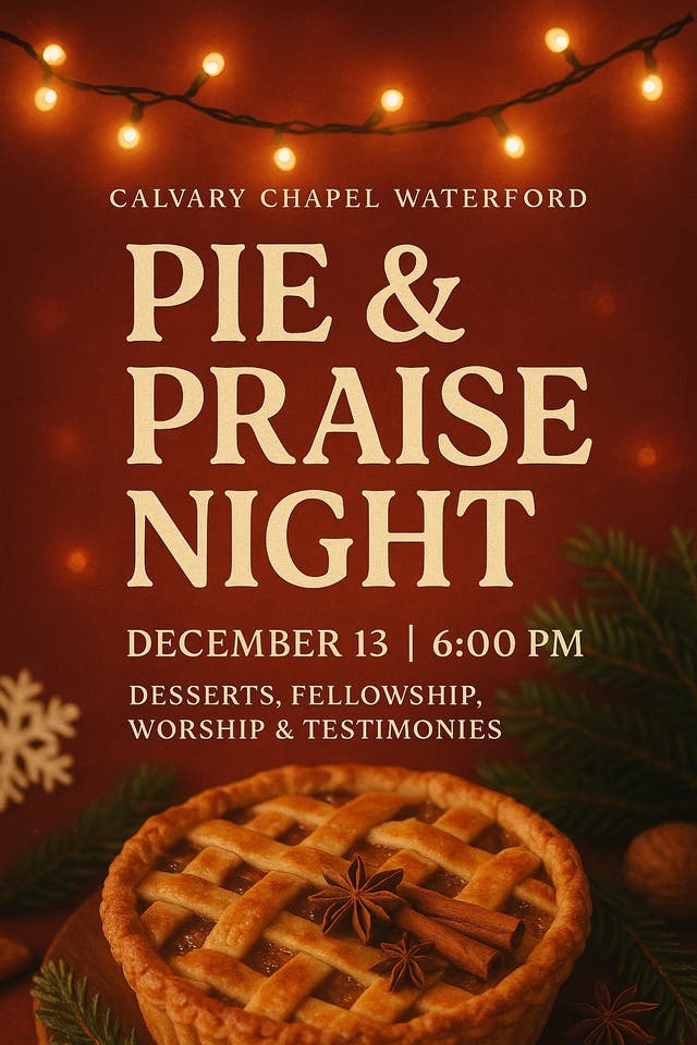 Dec 13 | Pie and Praise Night | White Lake, MI Patch