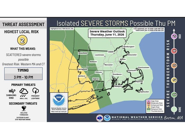 Hazardous Weather Outlook Issued, Strong-To-Severe Storms Emerge In ...