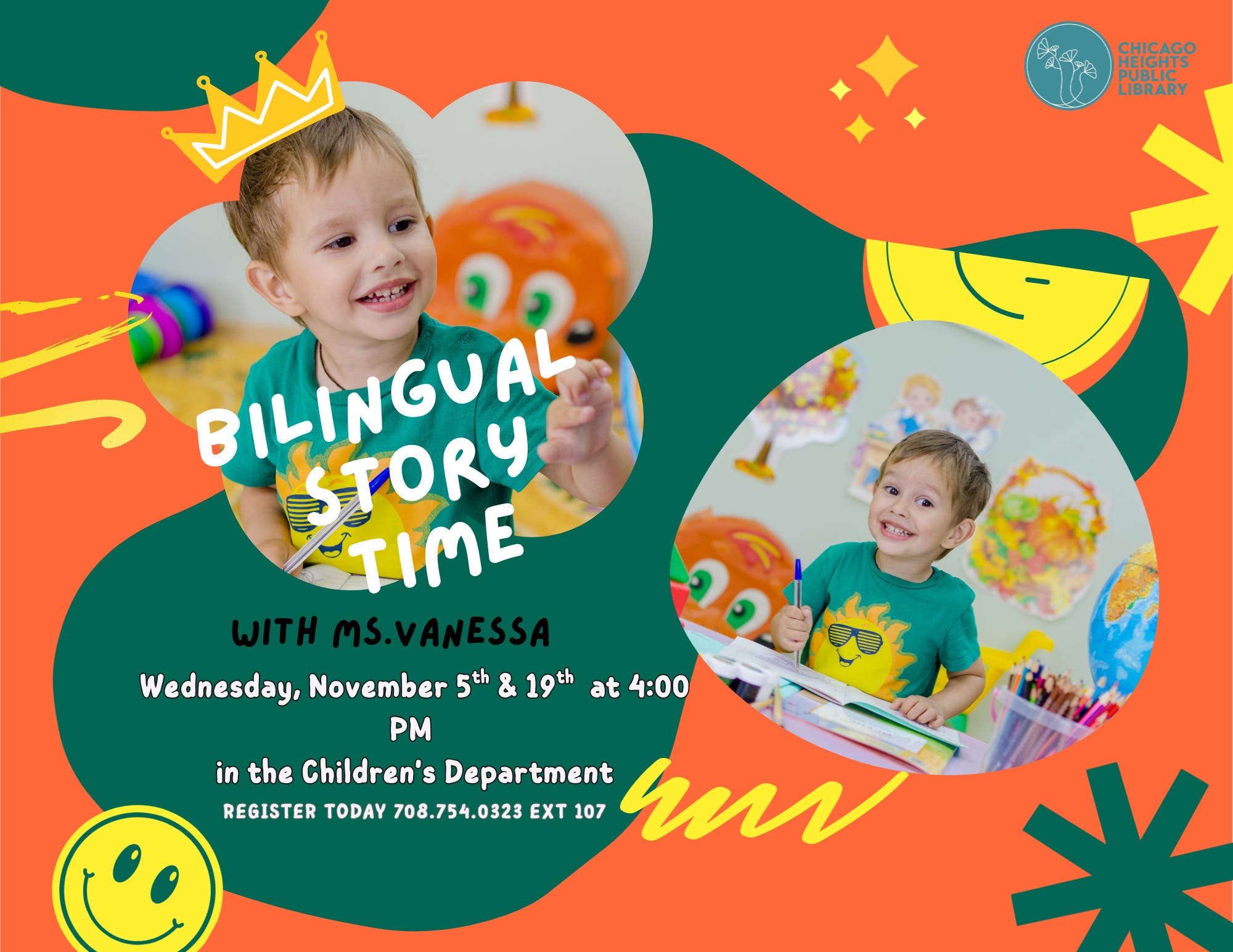 Nov 19 Bilingual Storytime With Miss Vanessa Chicago Heights Il Patch