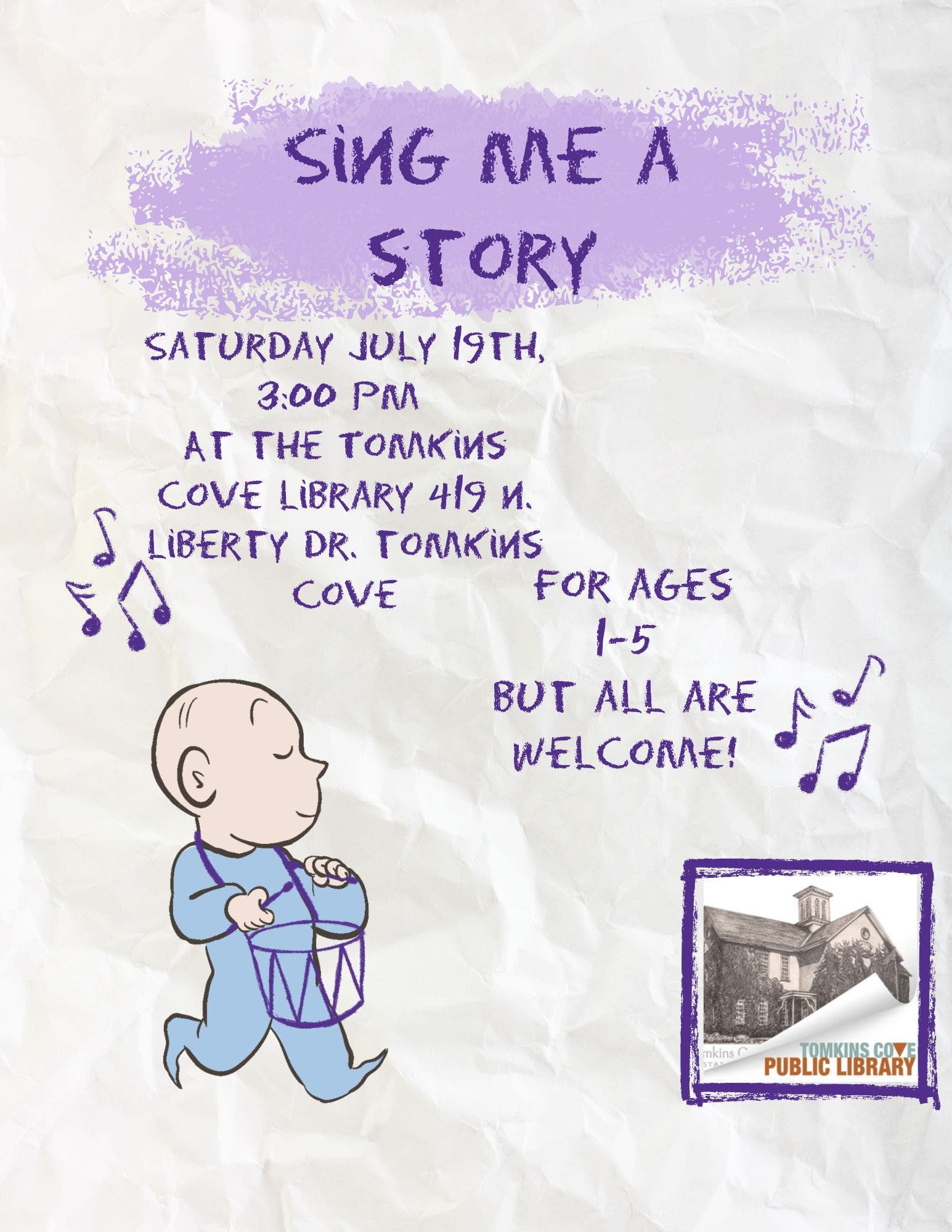 Jul 19 | Sing Me A Story | Stony Point, NY Patch