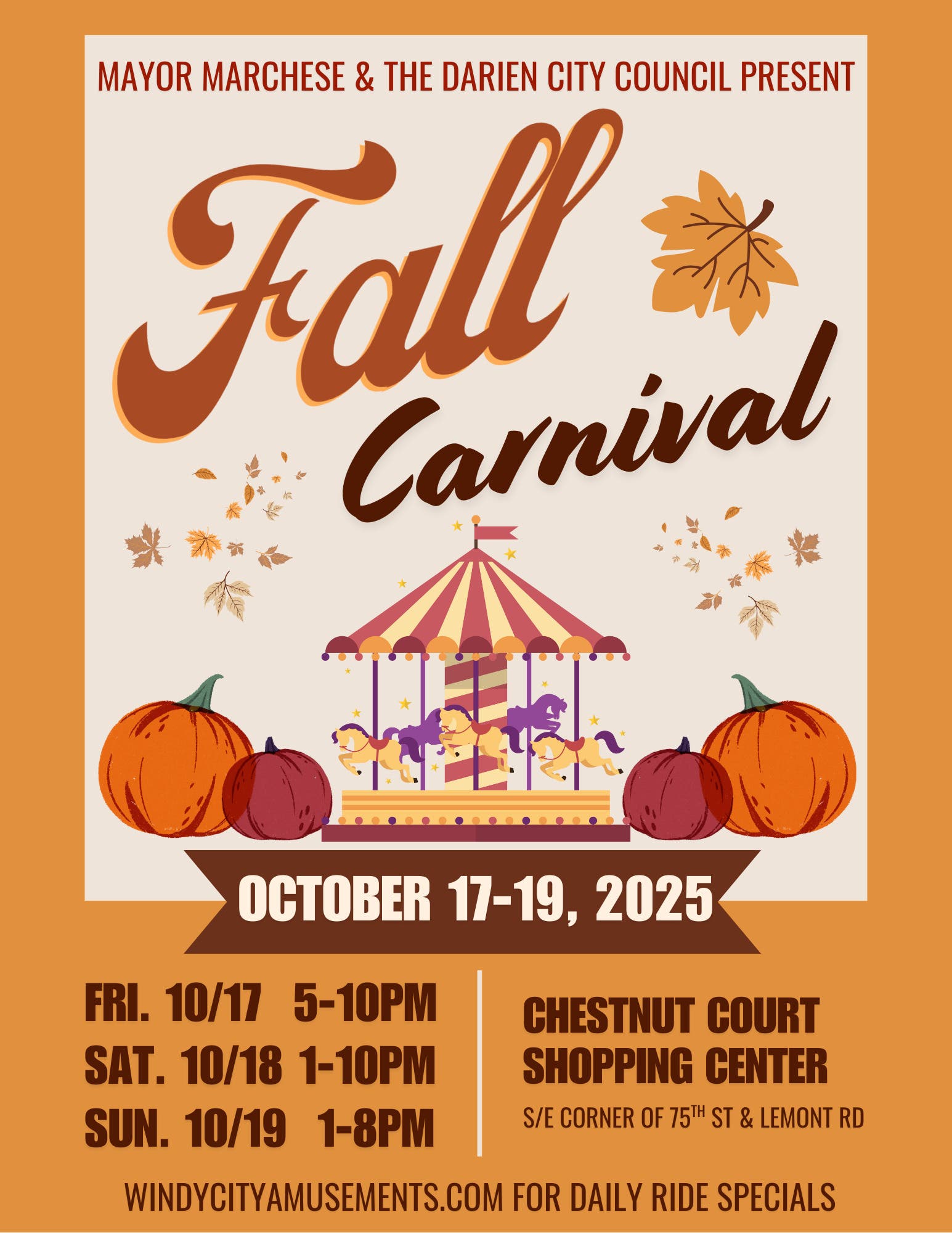 Oct 19 | Fall Carnival | Darien, IL Patch