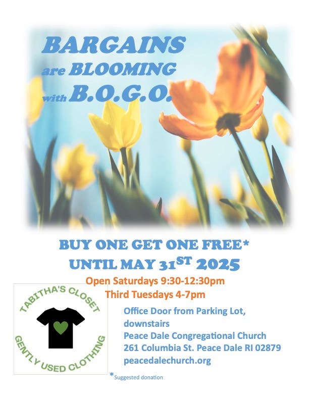 May 17 | BOGO sale continues | Narragansett, RI Patch