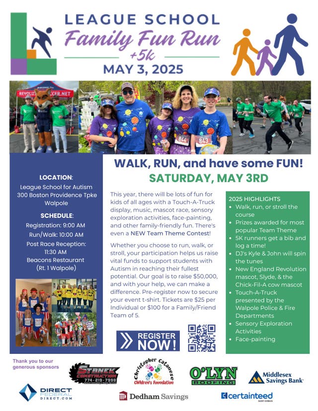May 3 | Family Fun Run +5K | Norwood, MA Patch