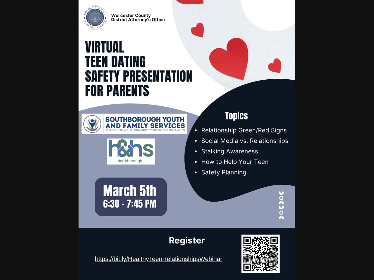 Virtual Teen Dating Safety Presentation for Parents | Northborough, MA ...