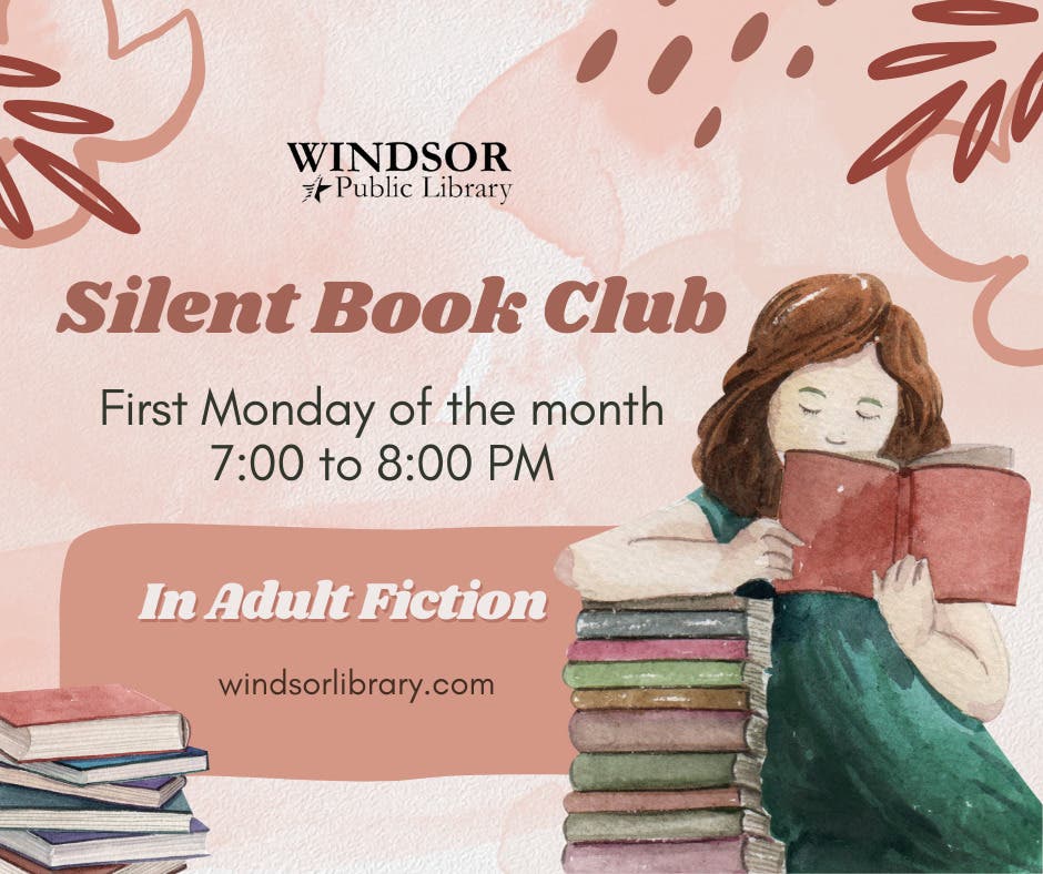 Aug 4 | Silent Book Club | Windsor, CT Patch