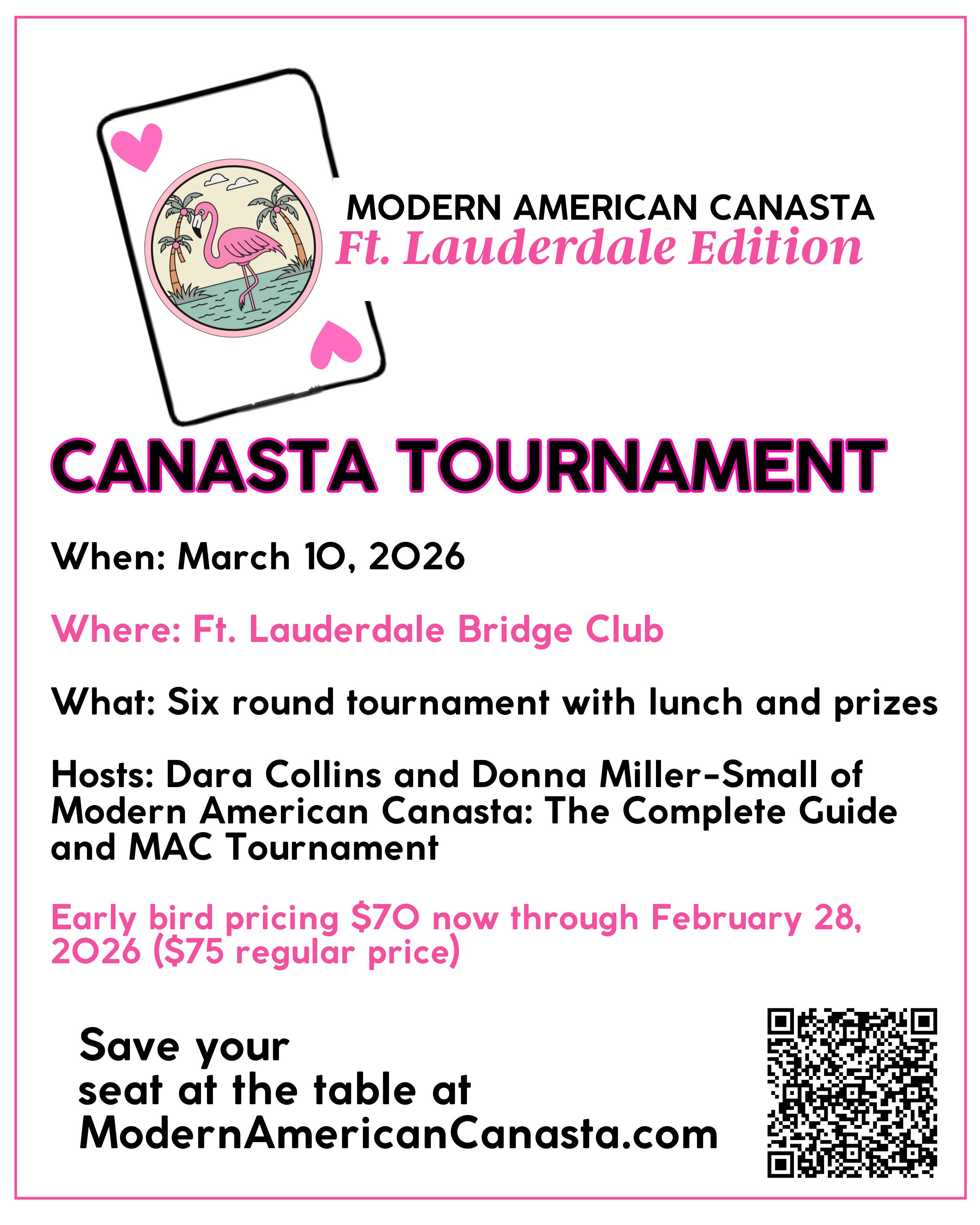 Mar 10 | Modern American Canasta Tournament | Fort Lauderdale, FL Patch