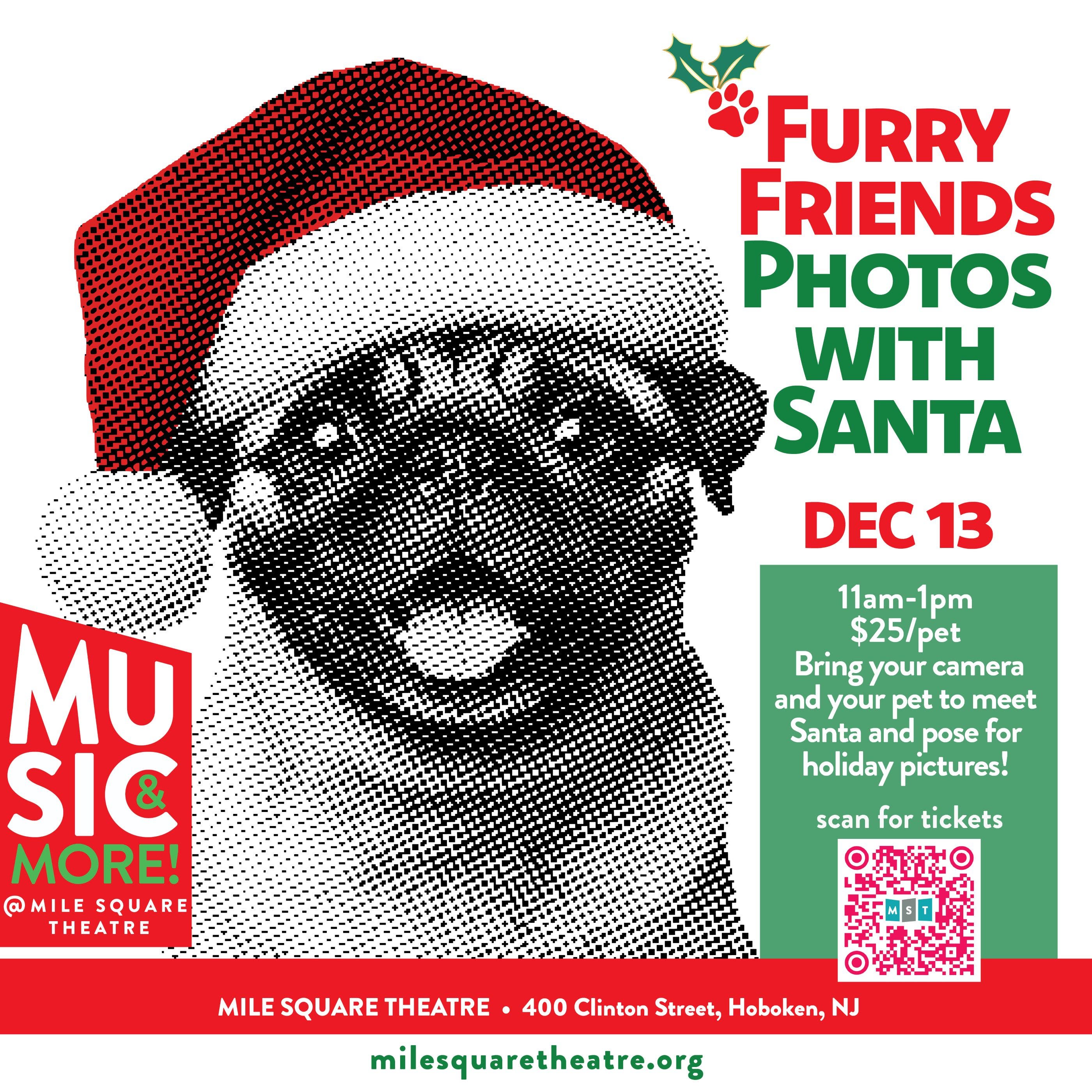 Dec 13 | Furry Friends Photos with Santa | Hoboken, NJ Patch