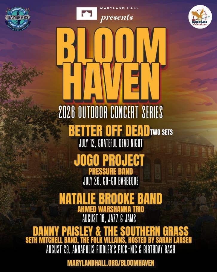 Jul 26 | Maryland Hall Presents BloomHaven: Go-Go Barbeque with JoGo ...