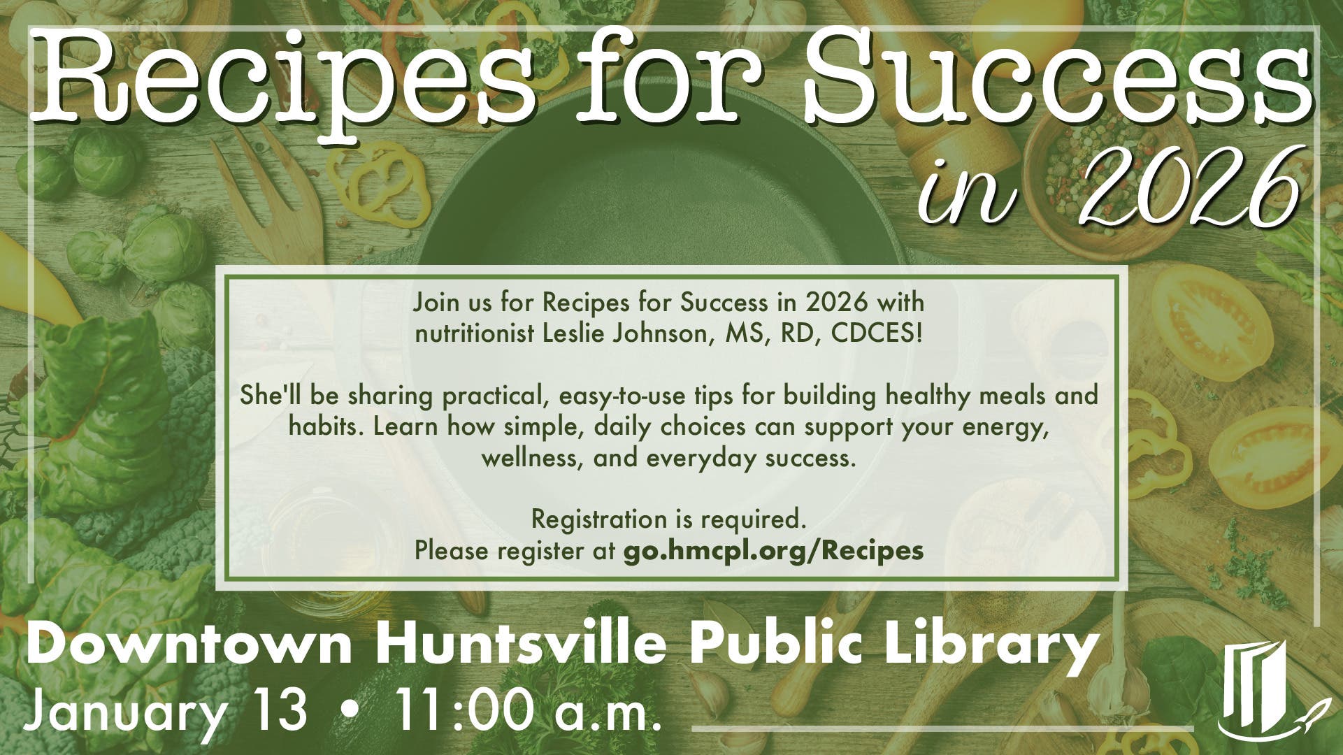 Jan 13 | Recipes for Success in 2026 | Huntsville, AL Patch