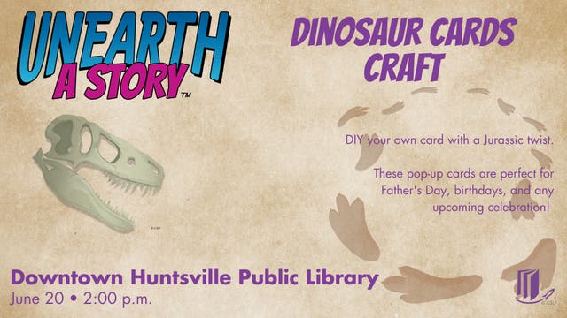 Jun 20 | Dinosaur Cards Craft | Huntsville, AL Patch