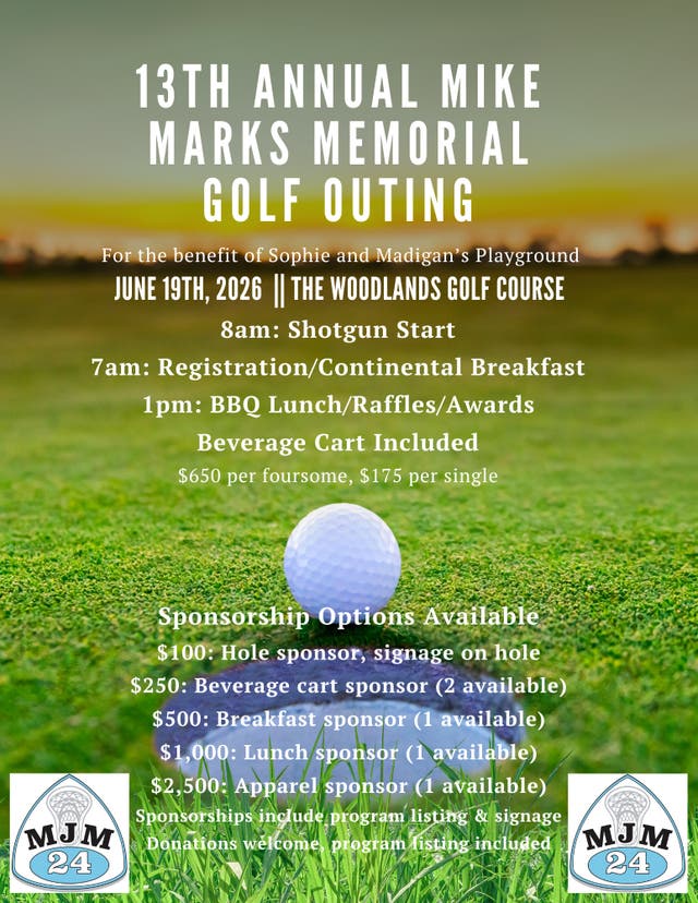 Jun 19 | 13th Annual Mike Marks Memorial Golf Outing | Ellicott City ...
