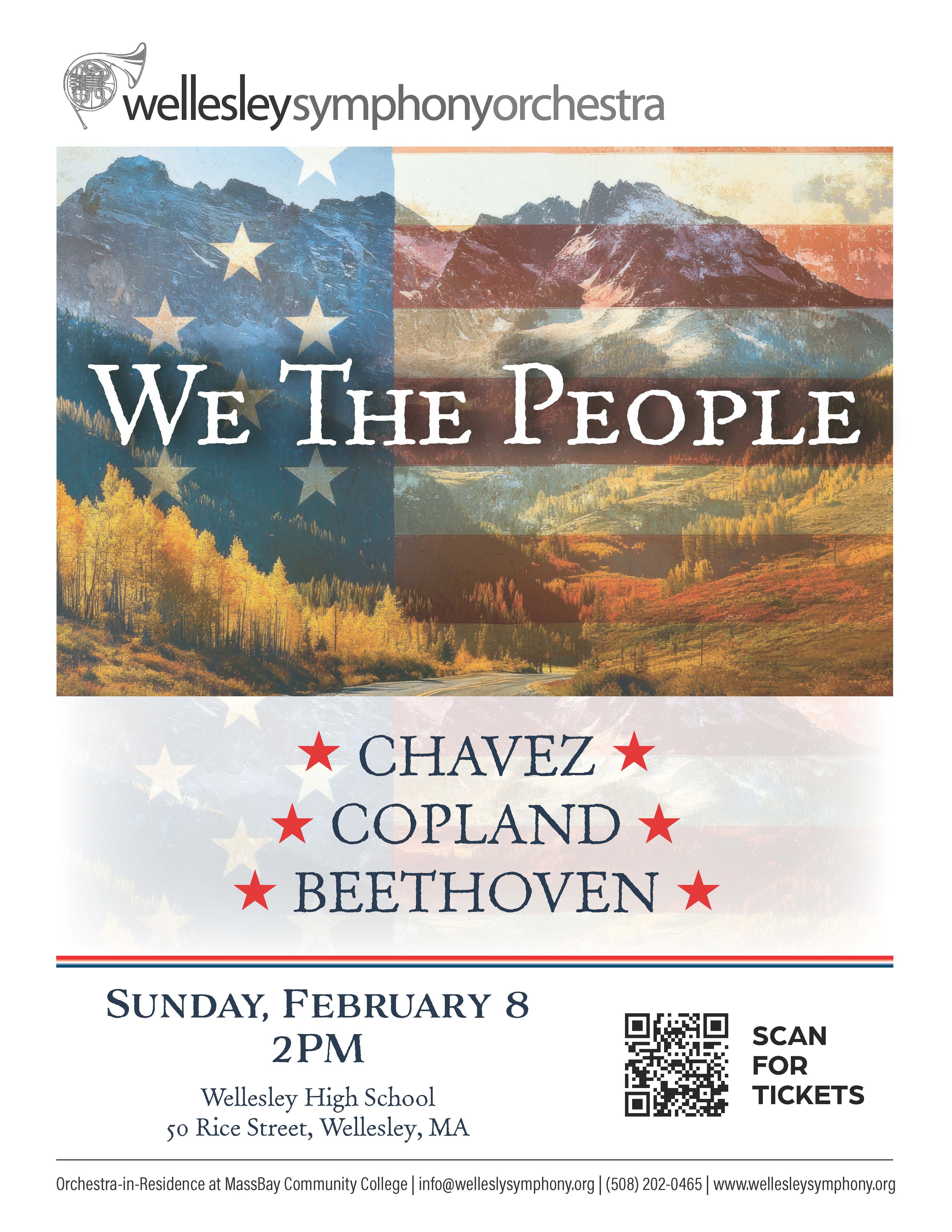Feb 8 | Wellesley Symphony Orchestra Concert - We The People | Ashland ...