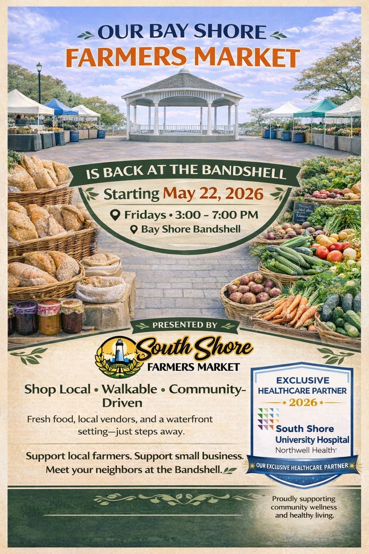 May 22 | Our Bay Shore Farmers Market is Back | Bay Shore, NY Patch