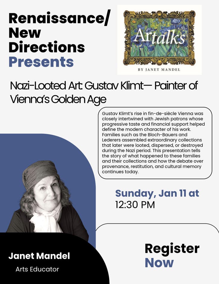 Jan 11 | Renaissance/ New Directions January Event: Janet Mandel Art ...