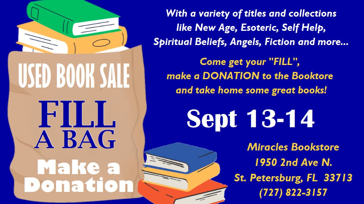 Sep 13 | USED Book Sale ~ LAST CHANCE…FILL-A-BAG! | St. Pete, FL Patch