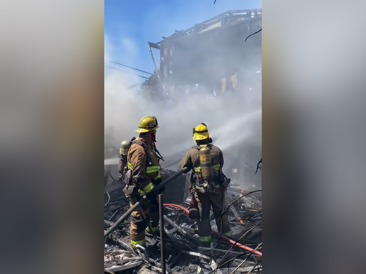 Fire Crews Extinguish 2nd-Alarm Blaze In Long Beach | Long Beach, CA Patch