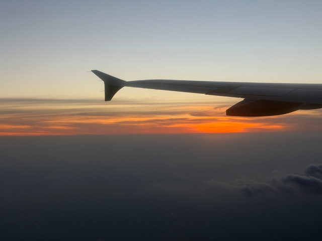 Sundown Send-Off To SFO: Photo Of The Day | San Francisco, CA Patch