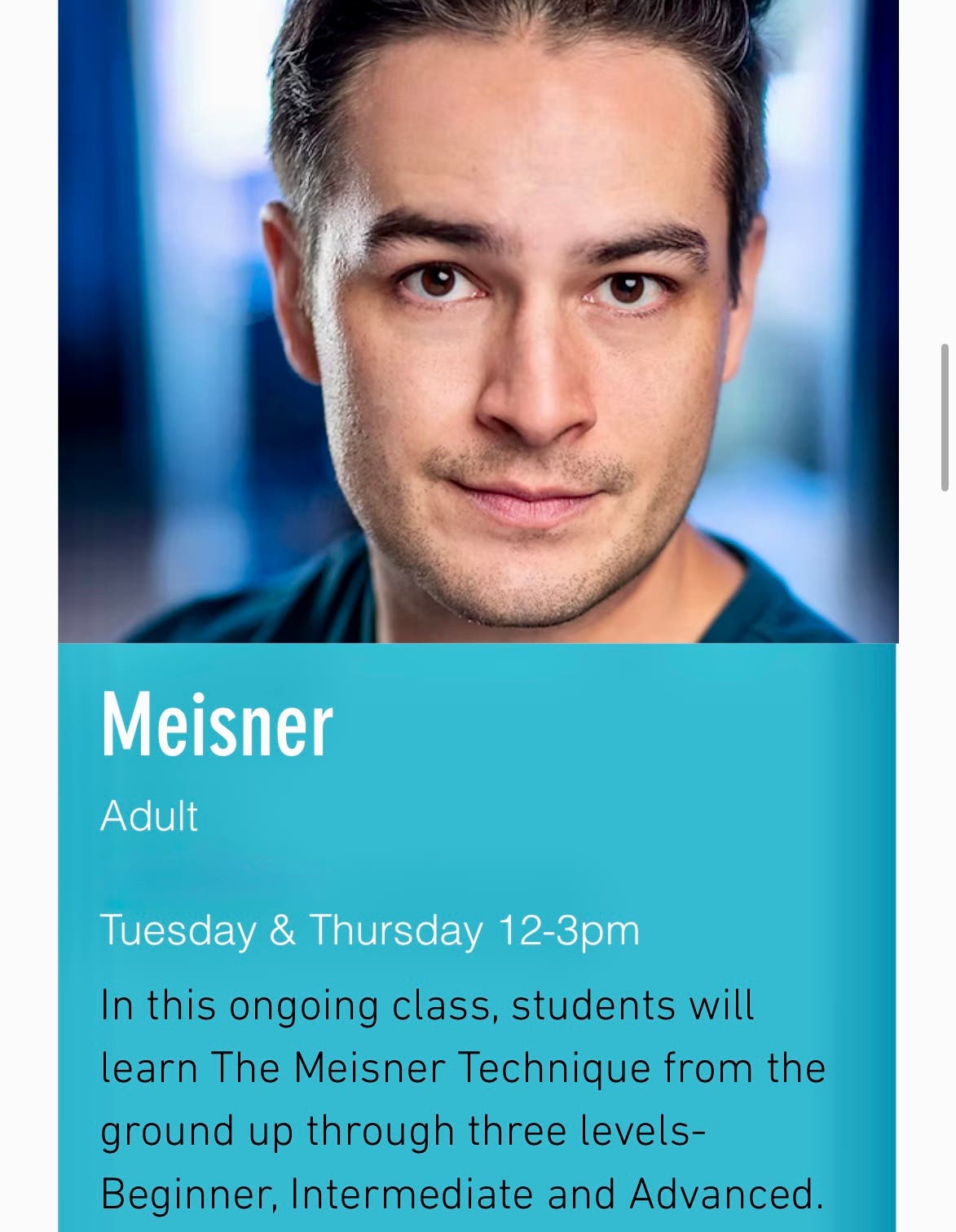 Aug 5 | Meisner Acting Class! | Roswell, GA Patch